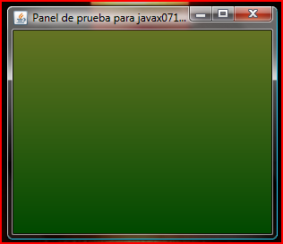 JAVA desde cero: Crear un JPanel degradado